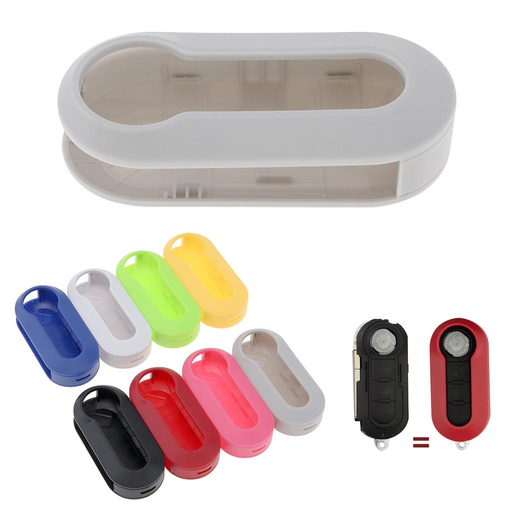 Buy Silicone Car Key Case Fit for Fiat 500 Panda Punto Bravo at ...