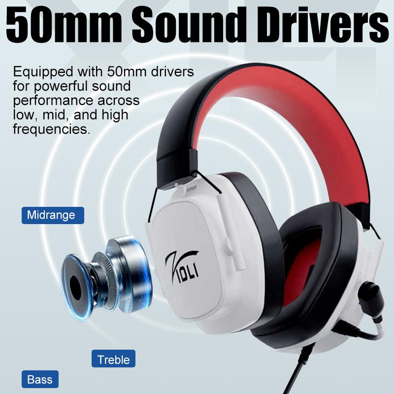 Cheap ZIDLI LR-X1s Wired Gaming Headset - ENC Microphone, Lightweight ...