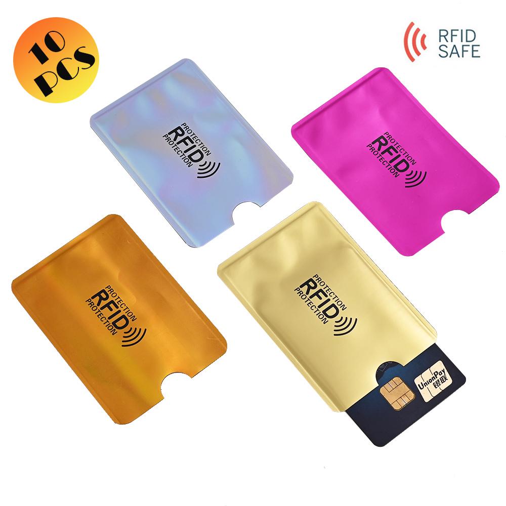 Buy 10 PCS Anti RFID ID Bank Card Protector Wallet Blocking Reader Lock ...