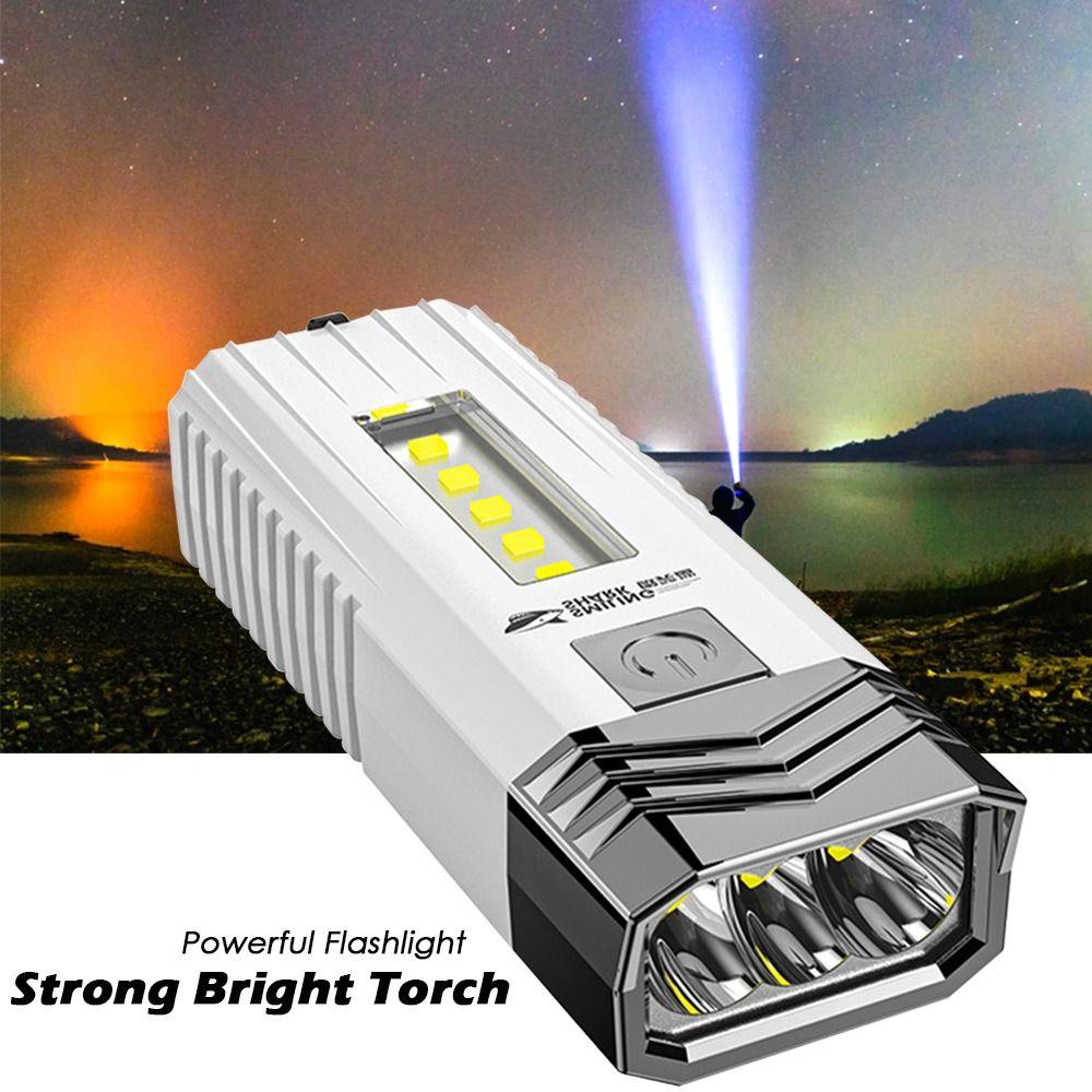 Satın alın Waterproof Outdoor USB Recharging Lights Powerful Flashlight ...