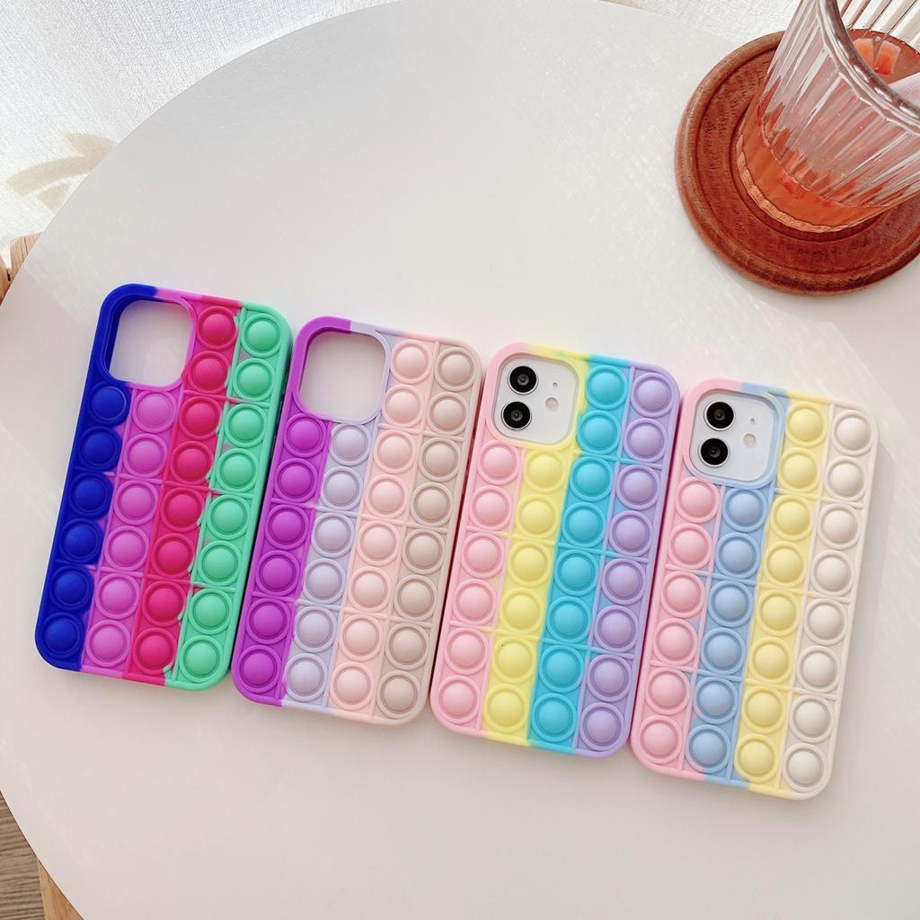 Buy Colorful Relive Stress Phone Cases For iPhone 12 11 Pro Max Mni 7 8 ...