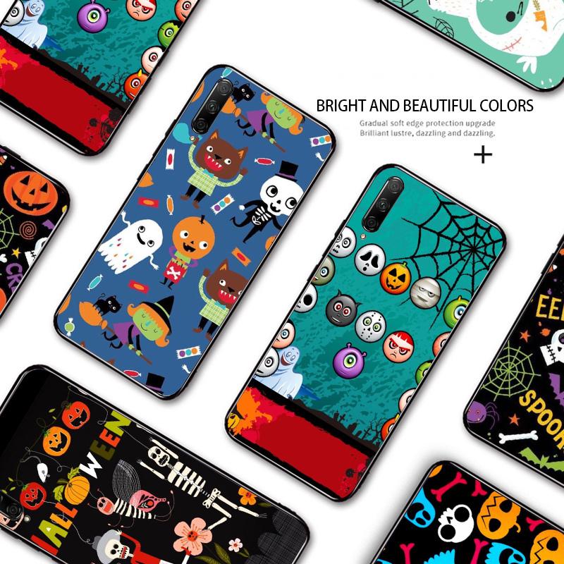 Halloween Party Ghost Pumpkin Skull Zombie Slim Soft TPU Case Cover for ...