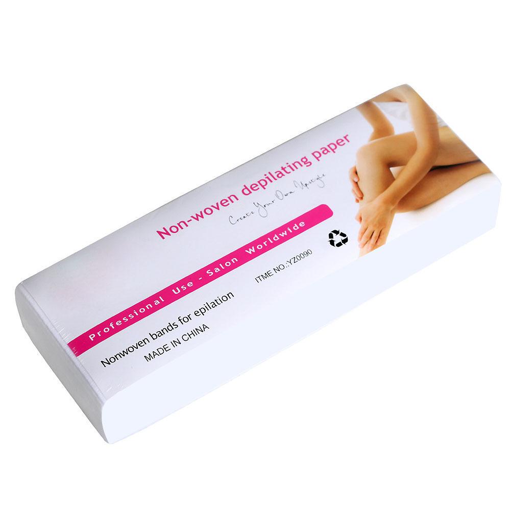 Buy 100pcs Hair Removal Remove Epilator Paper Waxing Depilatory Strip ...