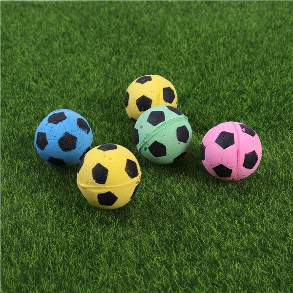 Buy 4 Pcs Sponge Football Soccer Balls Cat Kitty Toys at affordable ...