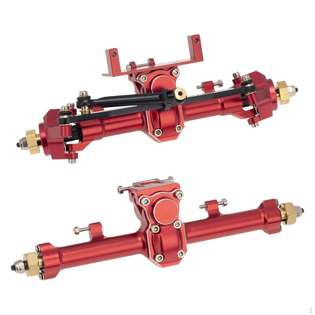 Buy 1/24 RC Car Front Rear Axles for SCX24 Axi00001 C10 Trucks Spare ...