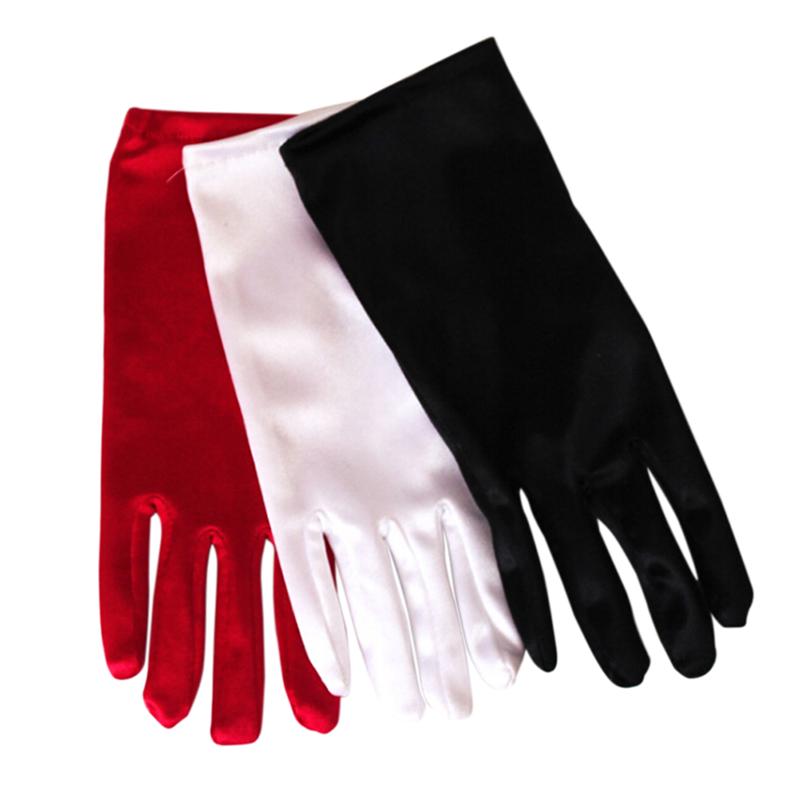 Buy Sexy Women Stretch Short Gloves Wrist Glove Evening Party Fancy ...