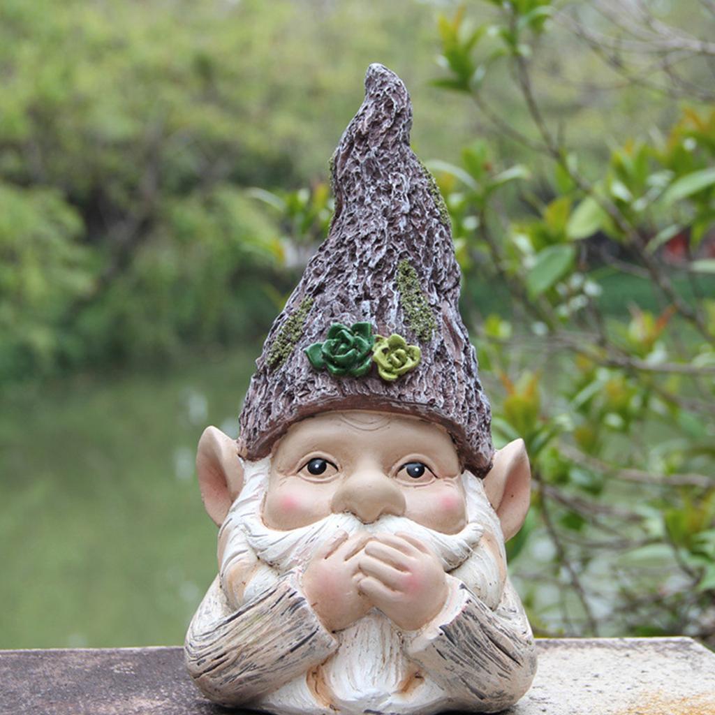 Buy Miniature Resin Elf Figurine Mini No Look No Listening No Saying ...