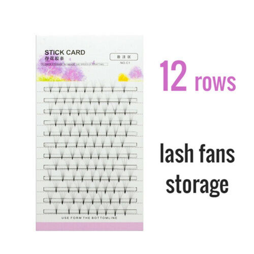 Display Stand Eyelash Storage Strip Camellia Grafting Lashes Sticker ...