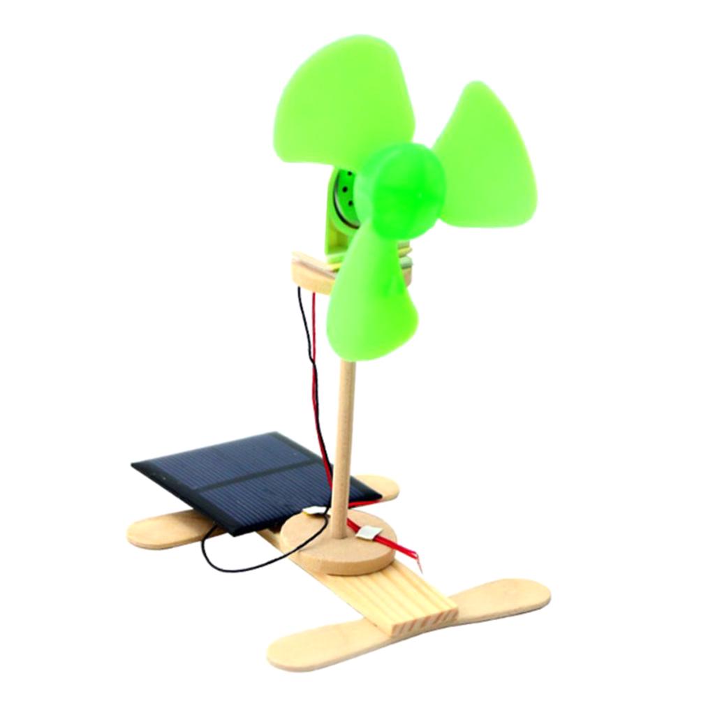 Buy DIY Solar Powered Electric Fans Model Assembly Kits Science ...