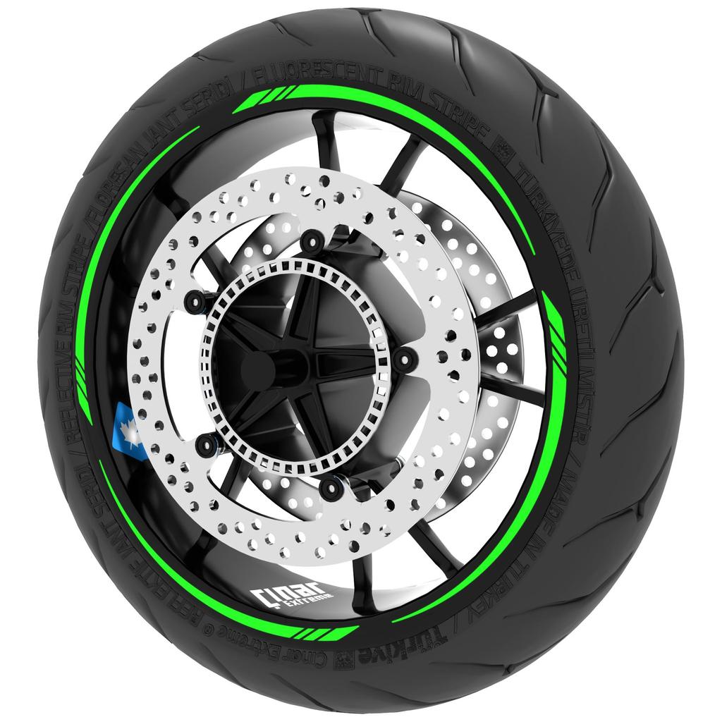 Satın alın Sharp Rim Tape Wheel Stripes Decals Sticker Reflective ...