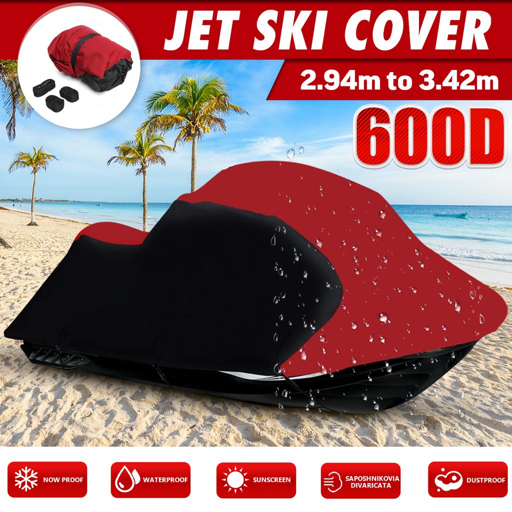 Buy 600D Jet Ski Trailerable Cover Boat Cover Jet PWC Ski 294-342cm UV ...