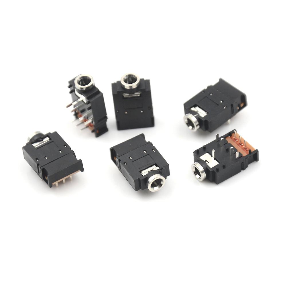 Buy 5Pcs Pj-307 3.5Mm Stereo Audio Jack 3.5 Dual Track Headphone ...