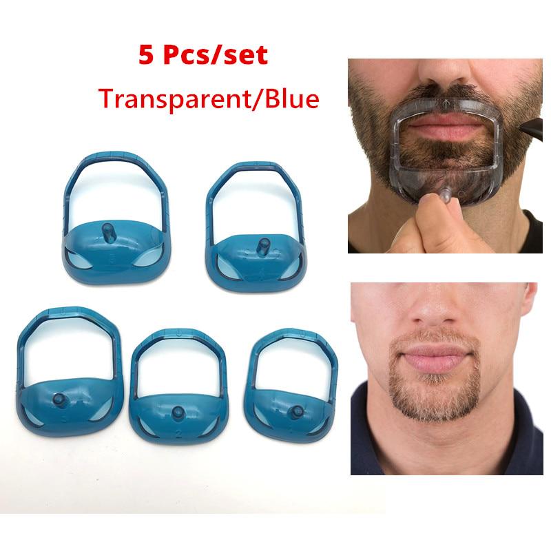 Buy 5 Pcs/set Goatee Shaping Template Mustache Beard Neckline Grooming ...