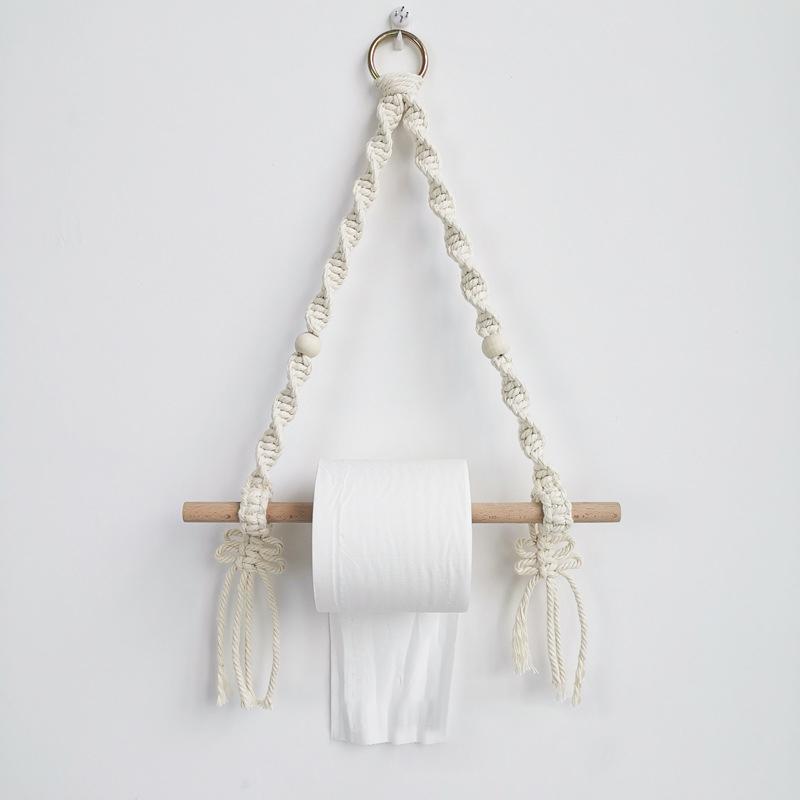 Buy Nordic Wall Hanging Wooden Stick Rack Bedroom Living Room Bathroom ...