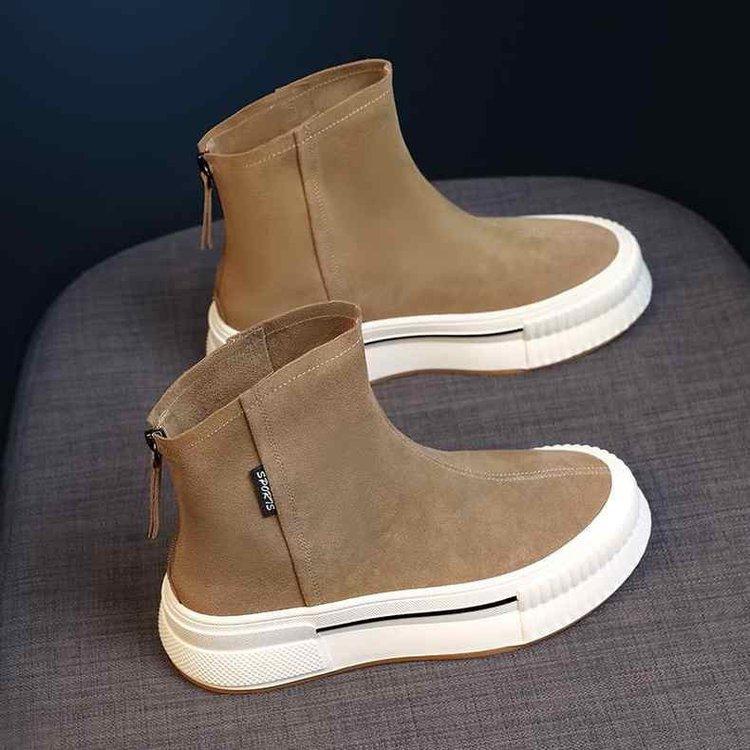 Buy Firm Soled Women's Casual Booties Single Boots at affordable prices ...