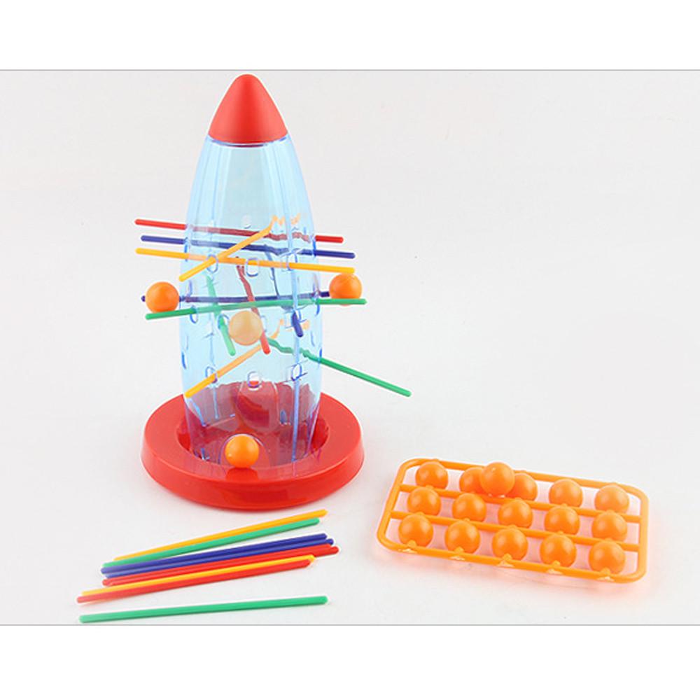 Buy Kids Tumbling Rocket Spaceship Board Game Desktop Pull Out Sticks ...