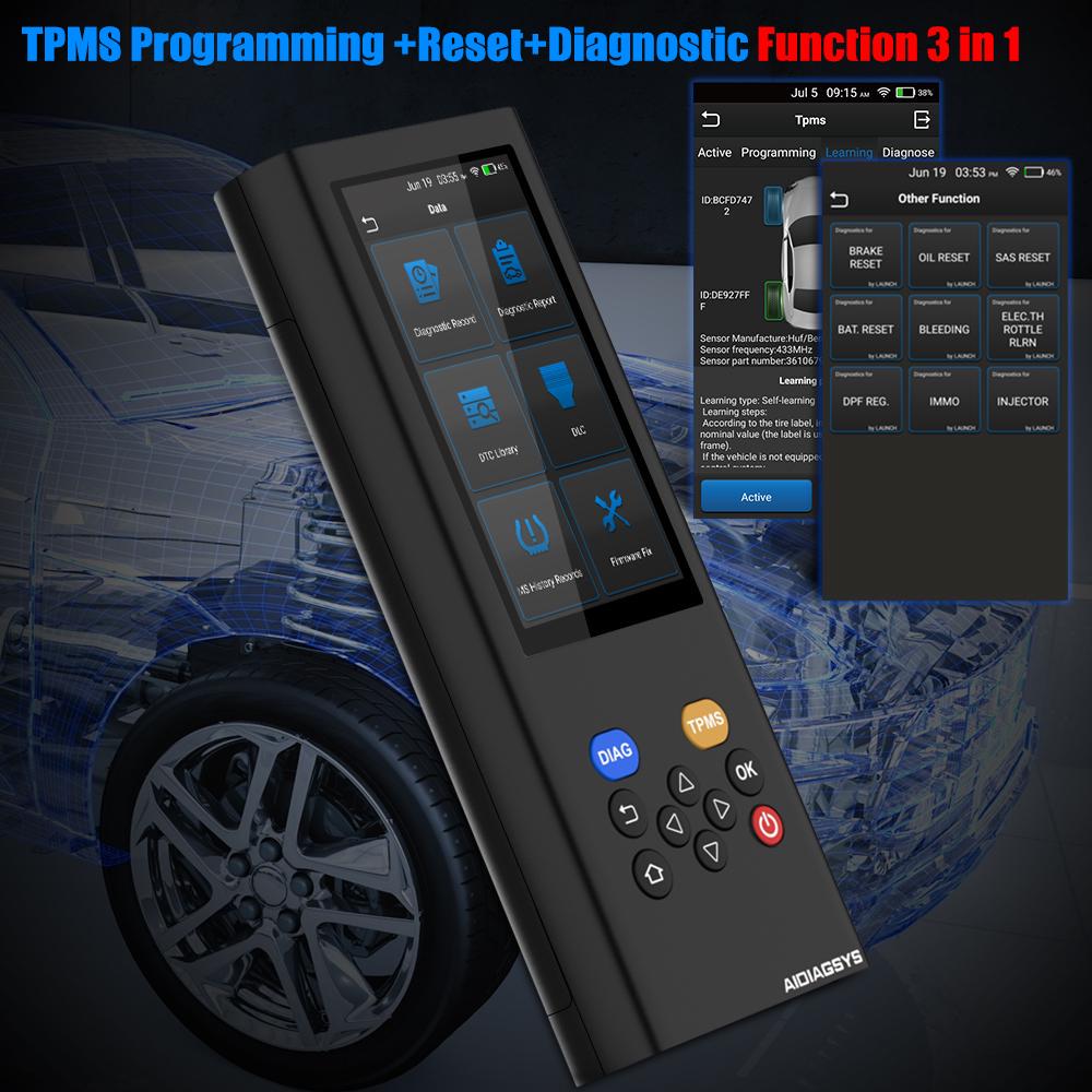 LAUNCH AIDIAGSYS OBD2 Code Reader Full System Car Diagnostic Tool ABS ...