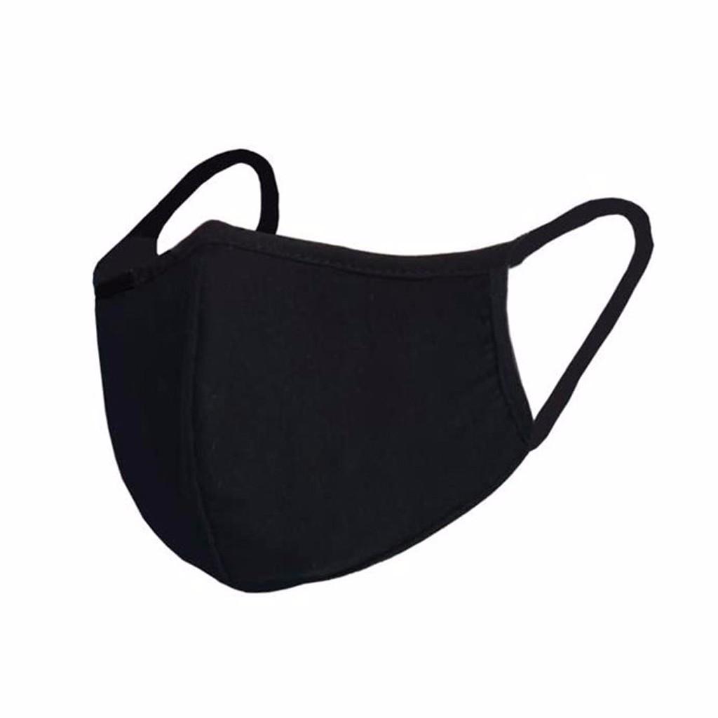 Buy CATER1 Adult Cotton Black Mouth Mask Anti-dust Mask Activated ...