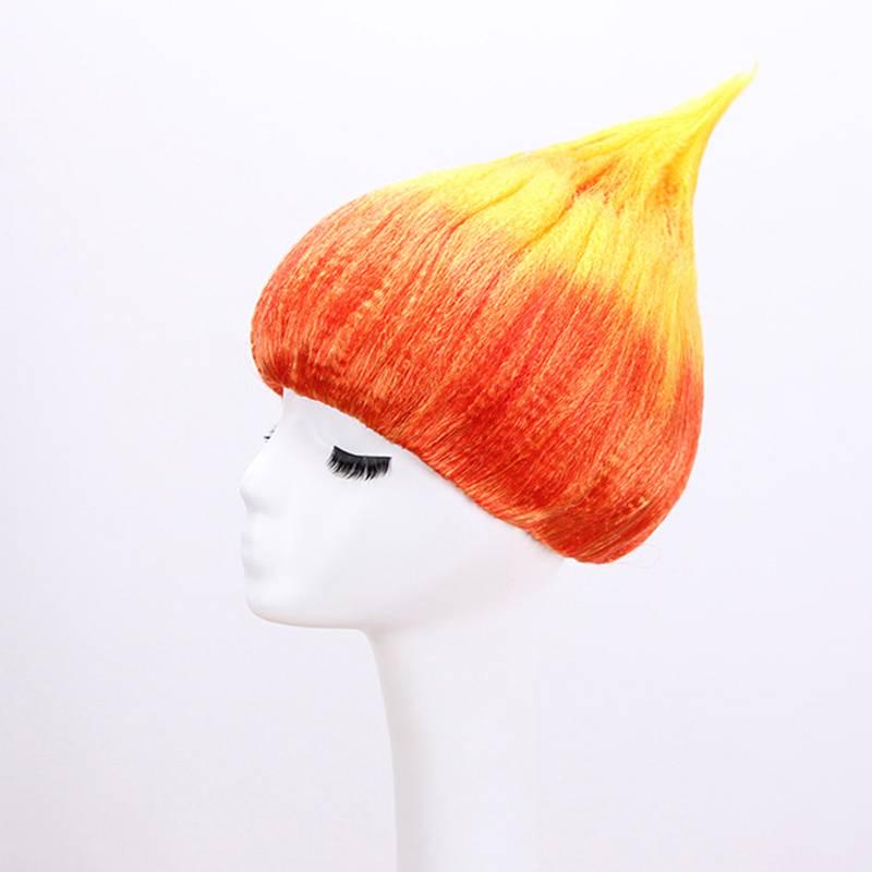 35cm Flame Wig Women Men Cute Elf Halloween Cosplay Hair Party ...
