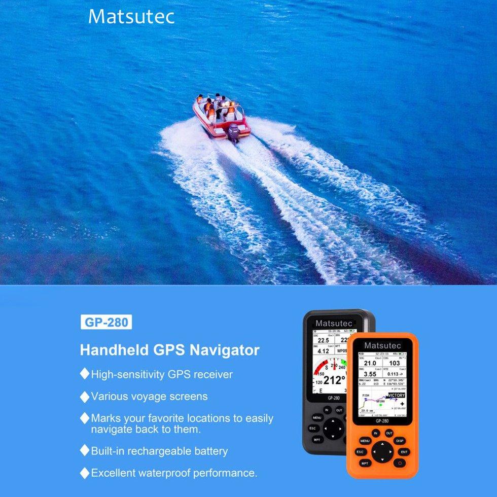 Buy Matsutec GP-280 GPS Handheld Navigator Marine High-Sensitivity GPS ...