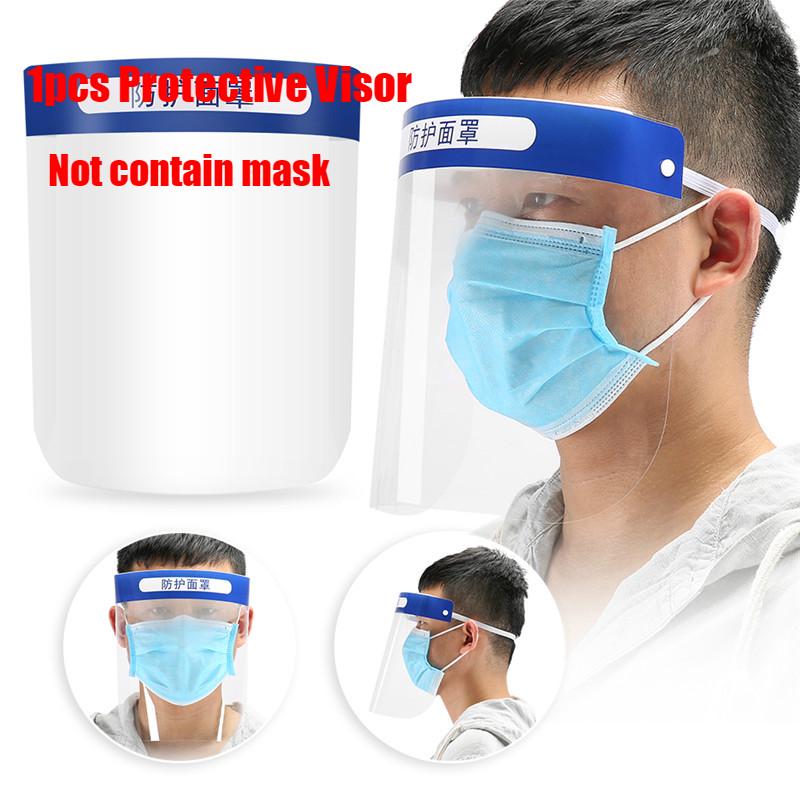 Buy Adult Transparent Protective Mask Full Face Cover Visor Plastic ...