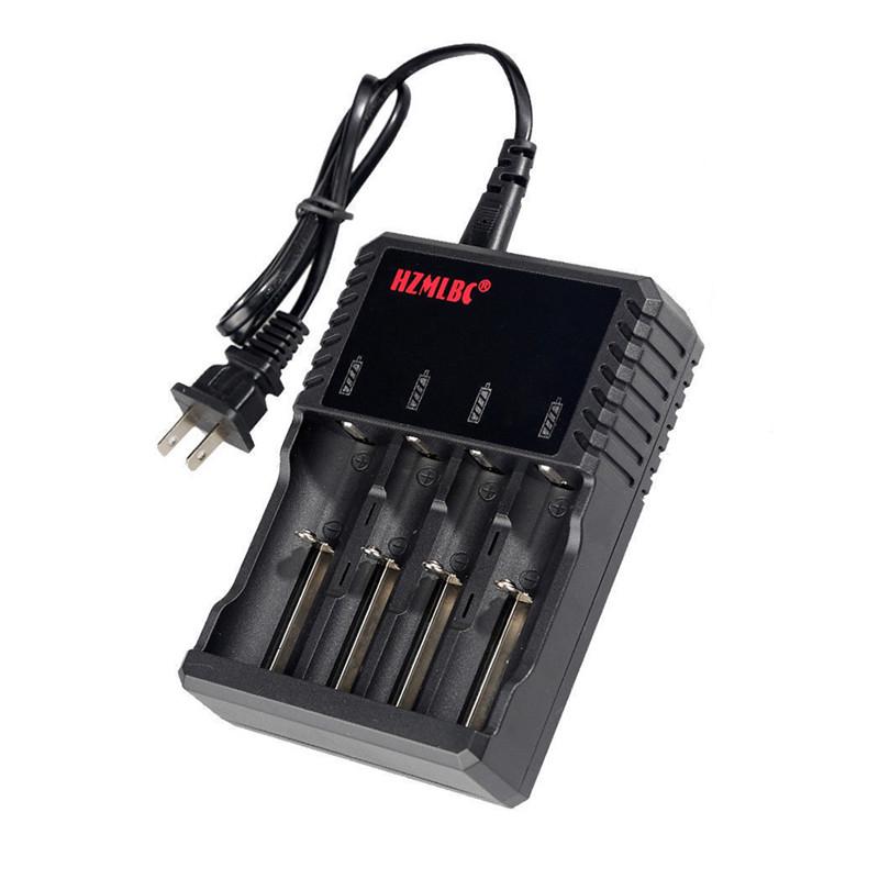 Buy Smart Digital Intelligent 4 Slots Battery Charger Lithium Li-ion ...