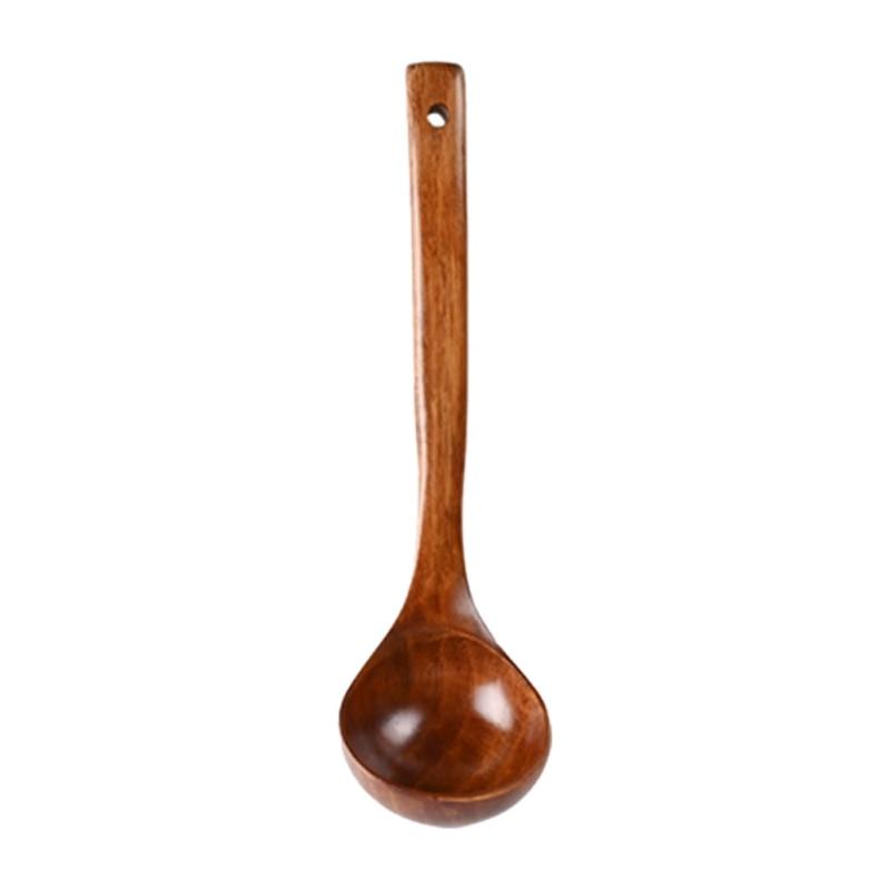 Satın alın Wooden Spoon Long Handled Kitchen Utensil Kitchen Non-stick ...