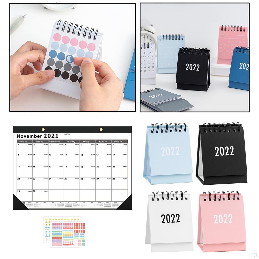 Buy Desktop Calendar Table Work Top Planner Organizer for Home Office ...