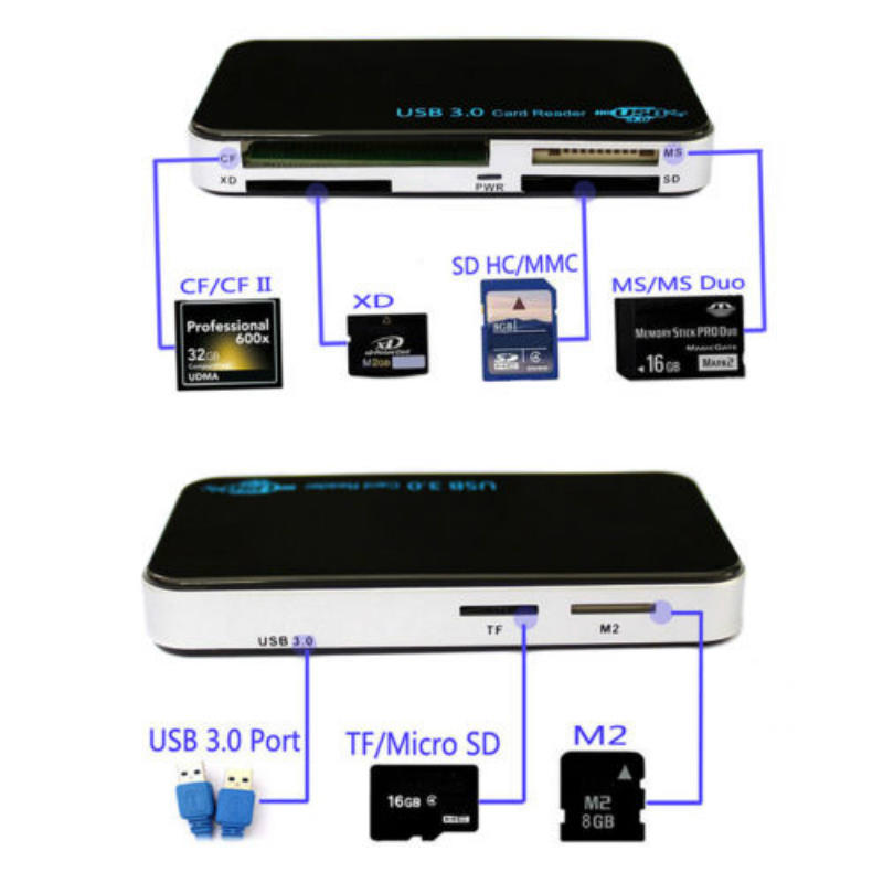 USB 3.0 Compact Flash Memory Card Reader Adapter CF MicroSD comprar a ...
