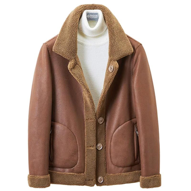 Buy Winter Leather Plus Size 8xl Plus Cashmere Men 'S Lamb Cashmere Men ...