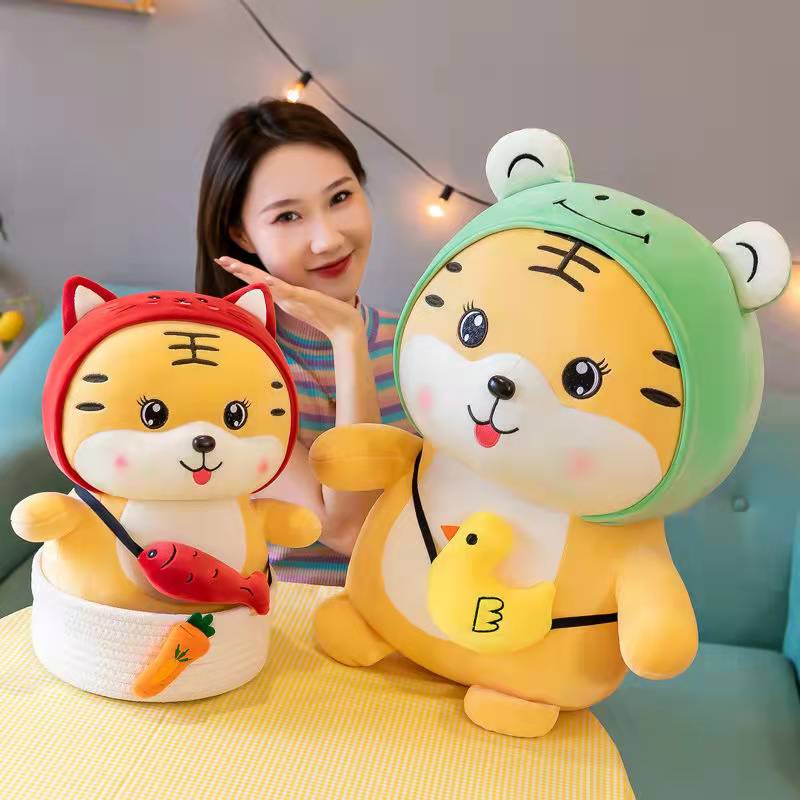 Buy Cute Iittle Tiger Doll Plush Toy Rabbit Rag Doll Children's Doll ...