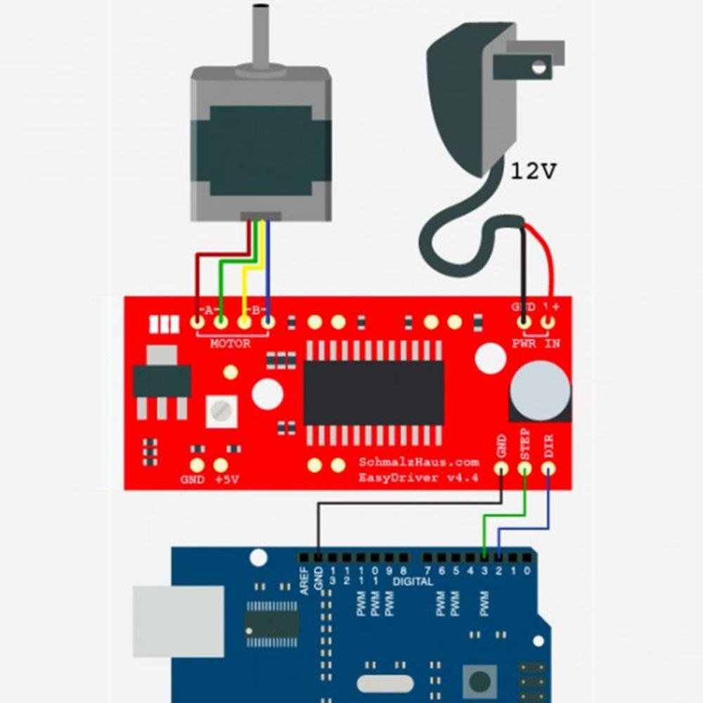 V44 A3967 Easy Driver Motor Driver Test Module Microstepping Driver ...