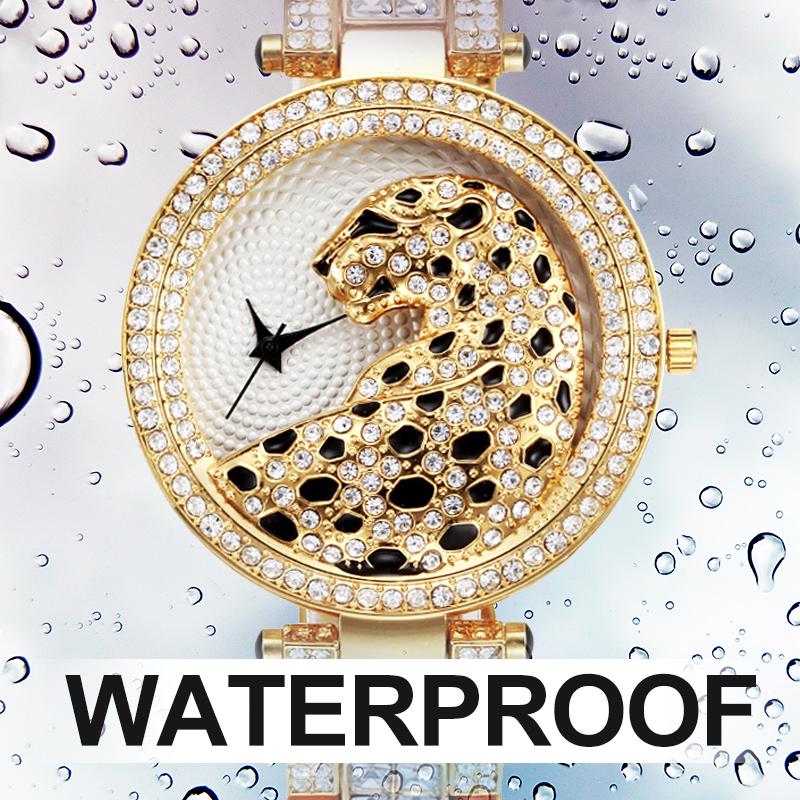 Tiger Wonder Women Fashion Clock Ladies Gold Shockproof Waterproof ...