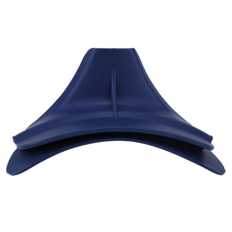 Buy Silicon Anti-Spill Funnel Round Pots Pans Soup Spout Liquid Guide ...