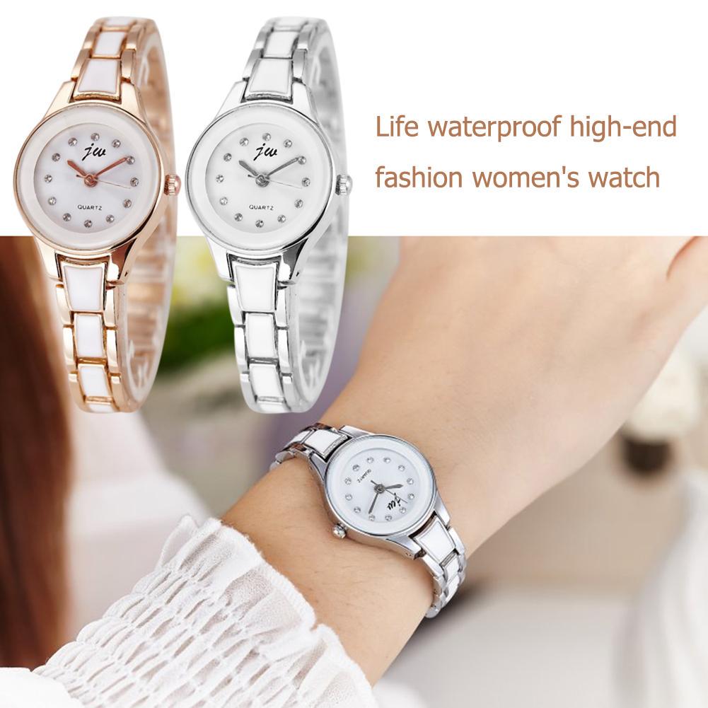 Buy Waterproof Steel Strap Quartz Watches Women Small Dial Analog ...