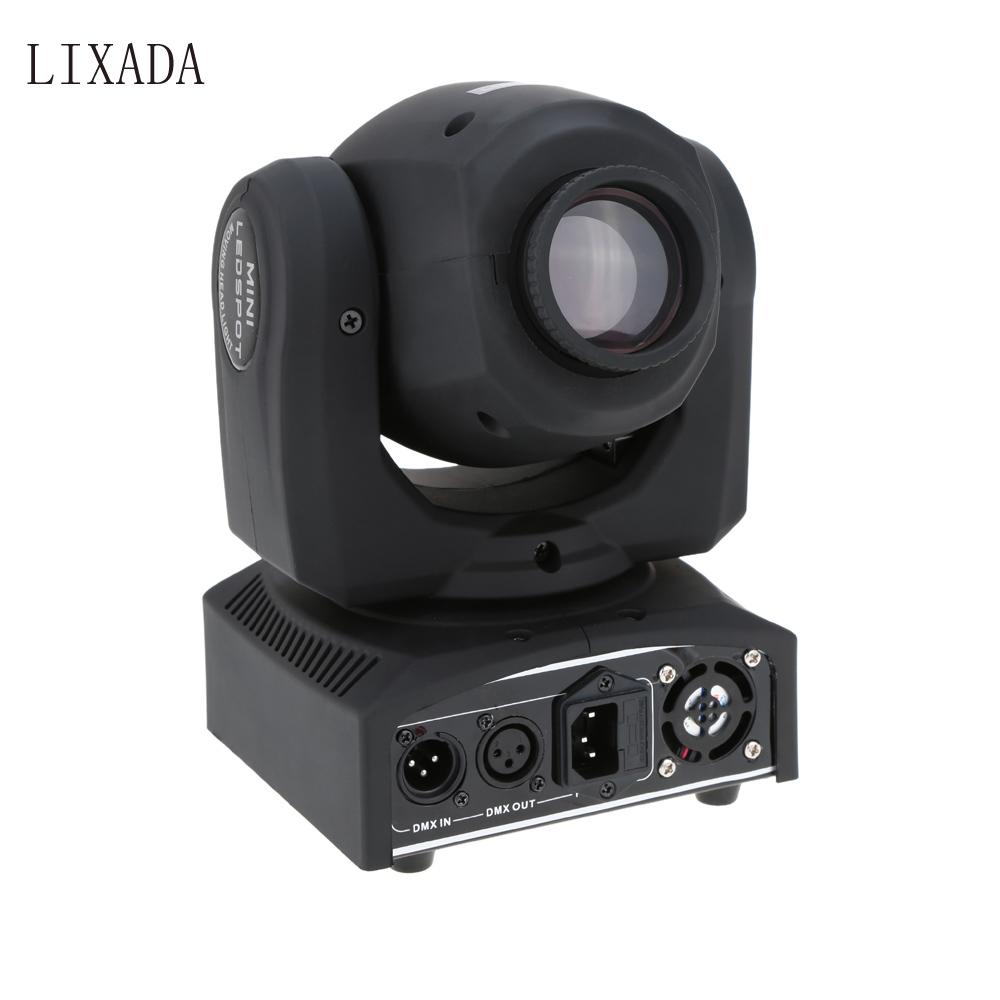Kaufe Lixada DMX-512 Mini-Moving-Head-Licht, 8 Farben wechselndes LED ...