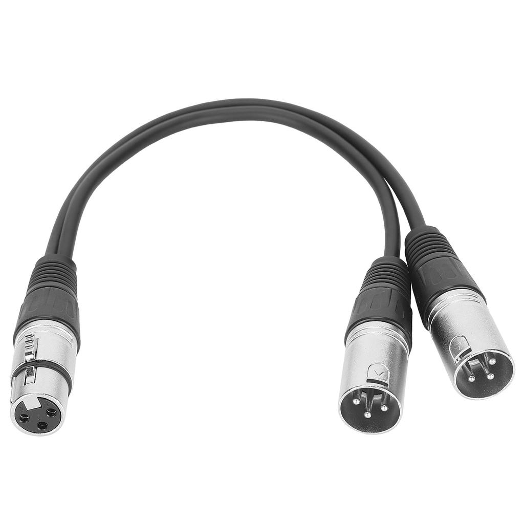 JORINDO XLR Female to Dual XLR Male Cable Y‑Type Splitter Audio Microphone Cable uygun fiyatlı ...