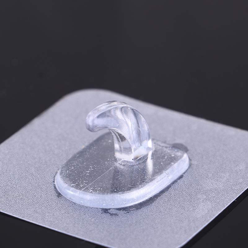 5Pcs Free Punching Seamless Invisible Hook Bathroom Kitchen Adhesive ...