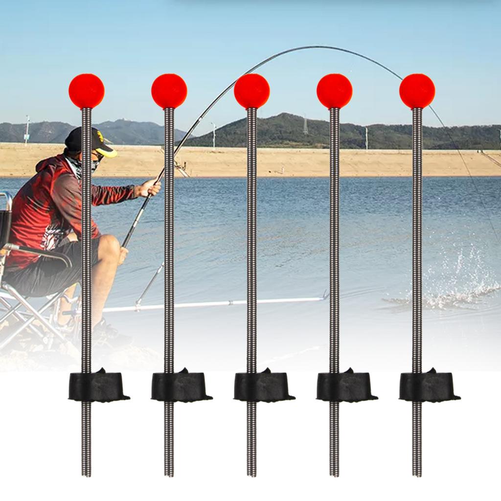 Buy 5Pcs Portable Outdoor Red Winter Ball Ice Spring for Fishing Rod ...