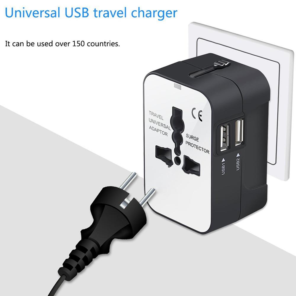 Buy Mini Size Lightweight Portable Universal Travel Adapter 110-240V 2 ...