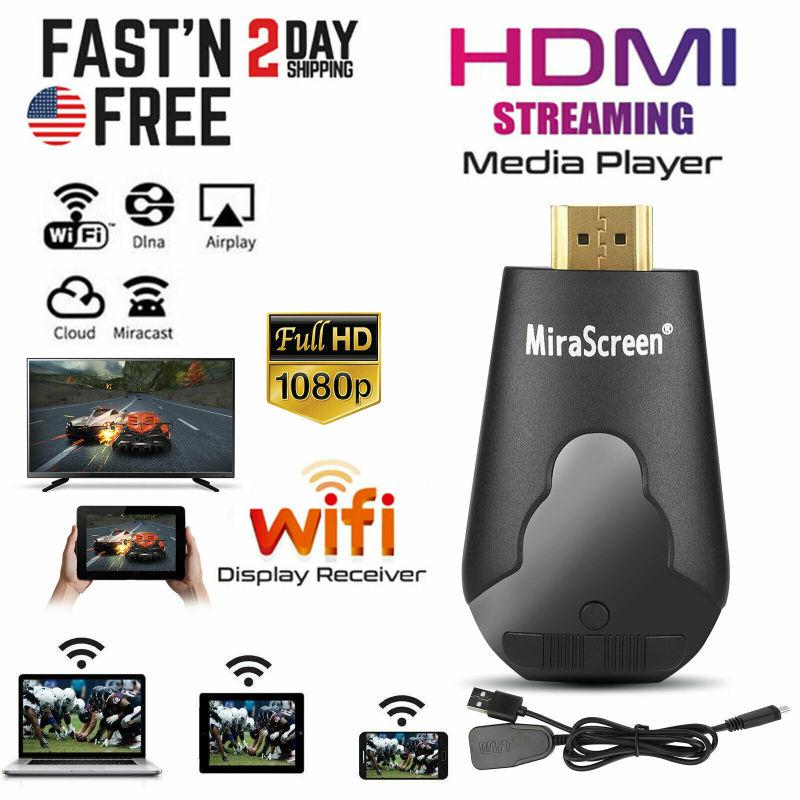 Wifi 1080p Wireless Display TV Dongle Adapter Hdmi-compatible Receiver ...