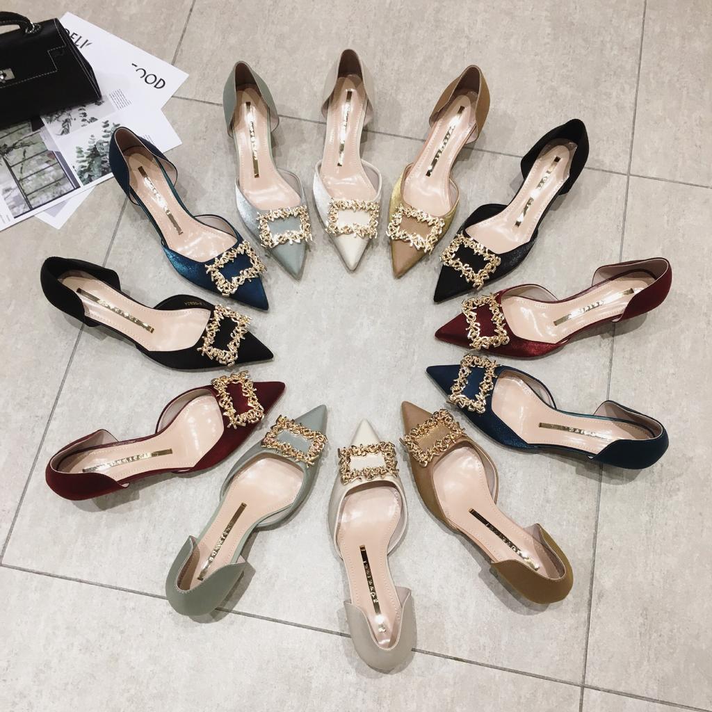 Satın alın 820-18 Pointed Toe Net Red Hollow Female High Heels Stiletto ...