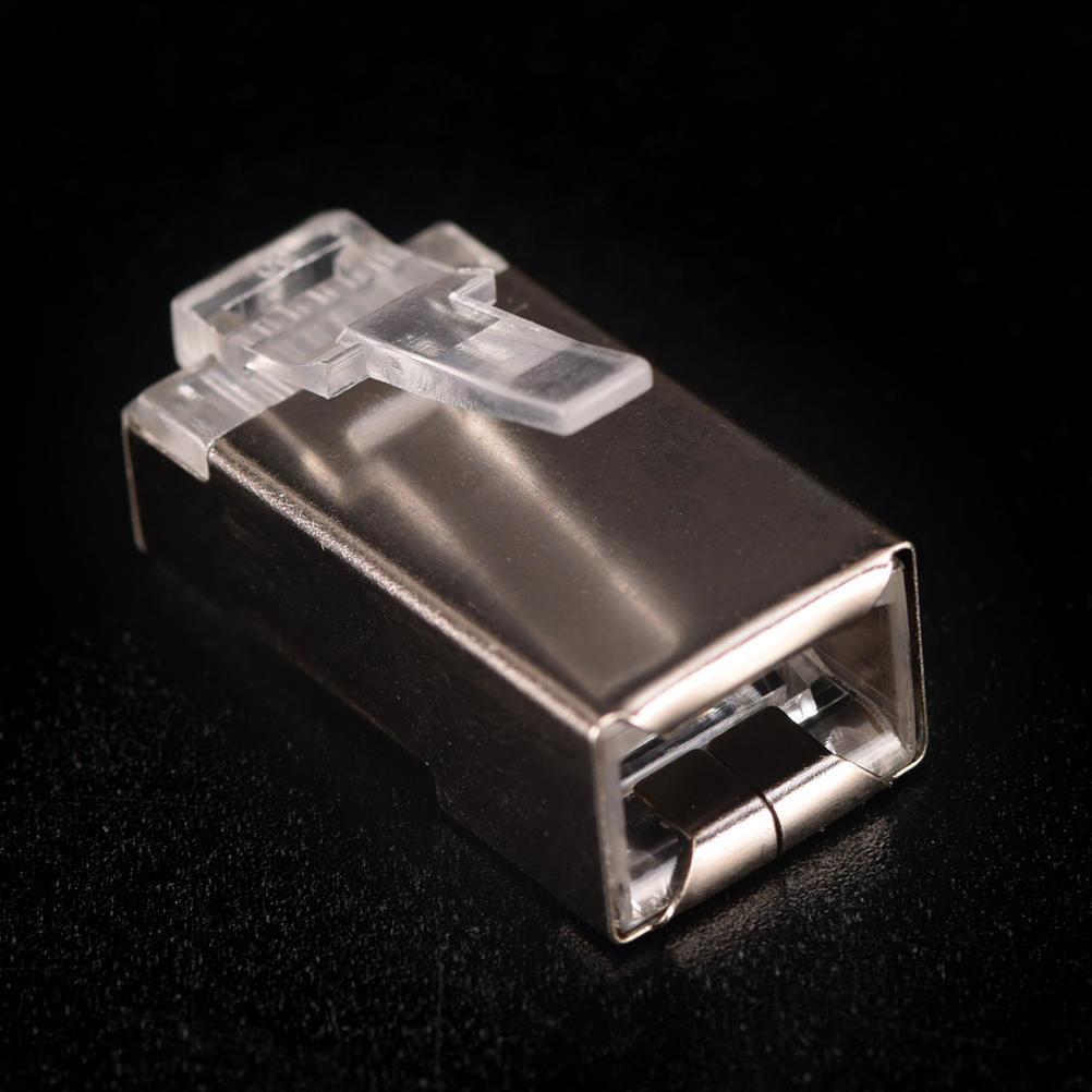 High-quality 10 X Silver Plated Cat6 Crystals RJ45 Network Cable ...