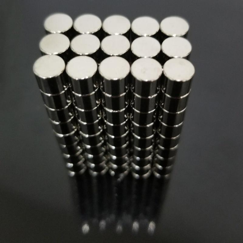 20Pcs 6 x 6mm Neodymium Round Disc Strong Rare-Earth N35 Small Fridge ...