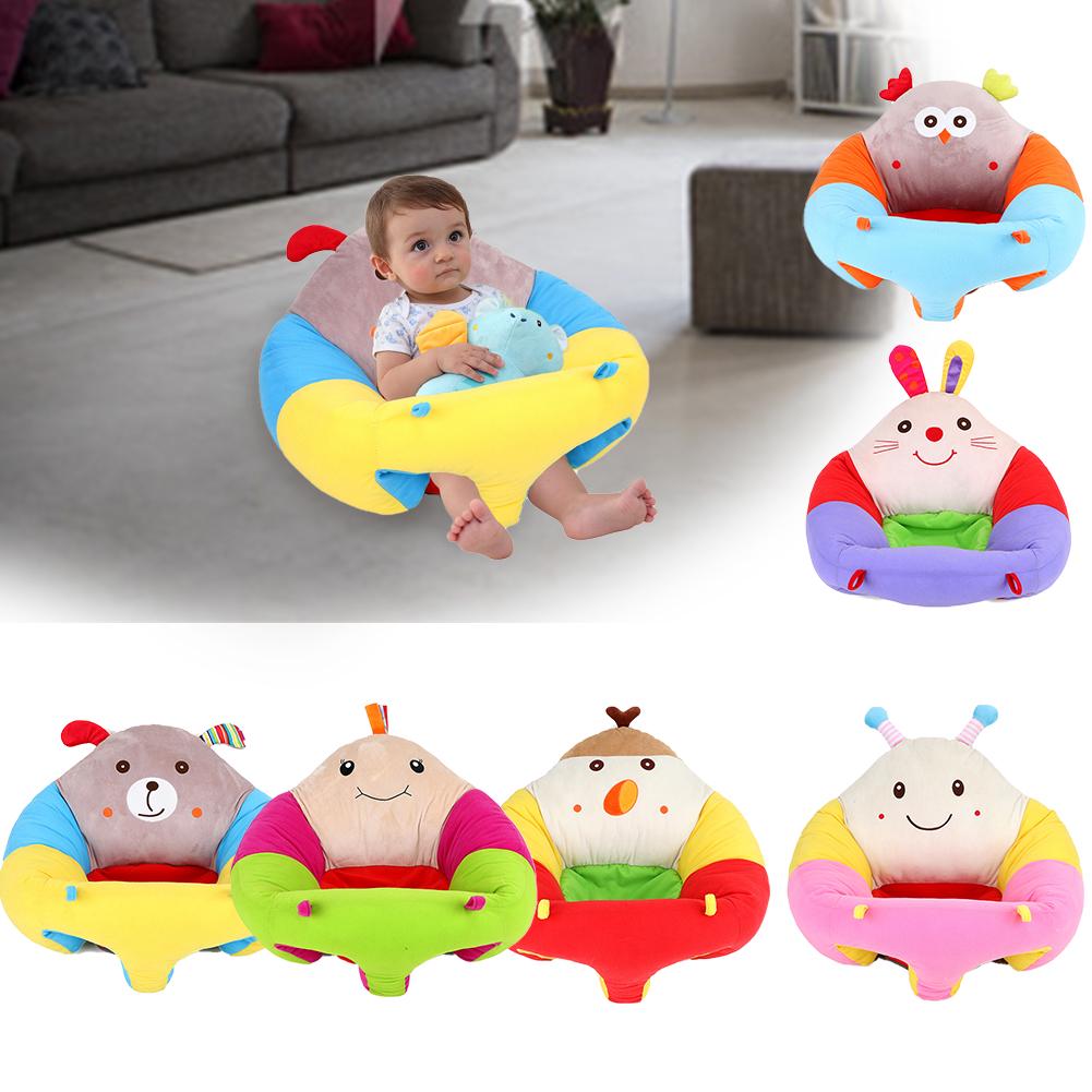 Buy Cartoon Shape Baby's Learning Seat Safa Plush Toy Children's ...