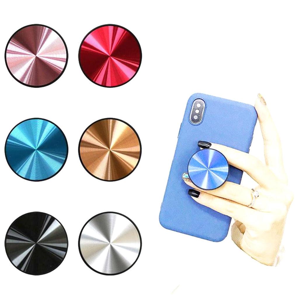 Buy Round Phone Stand Metal Color Solid Design for Iphone New Trend ...