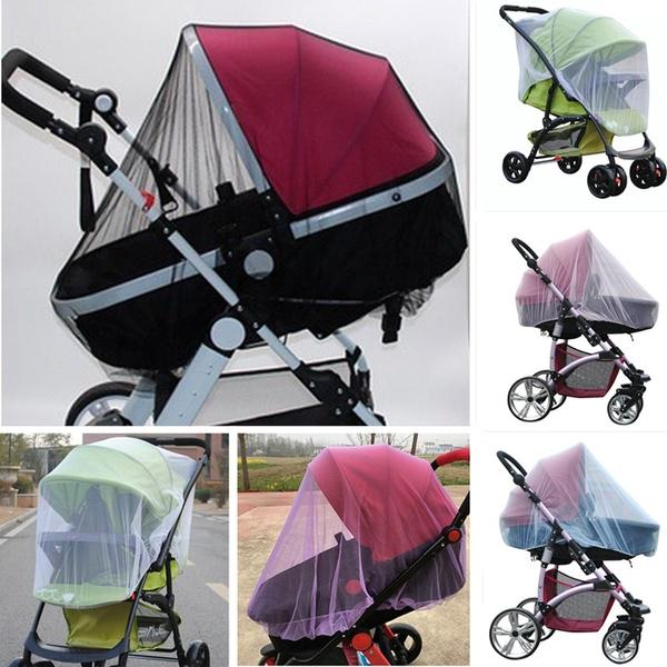 Buy Stroller Pushchair Pram Mosquito Fly Insect Net Mesh Buggy Cover ...