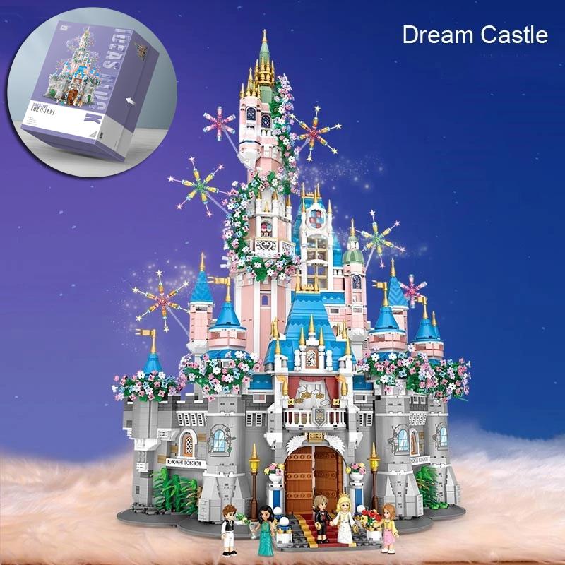 Fantasy Castle Small Particles Assembled Building Blocks Toy Model ...