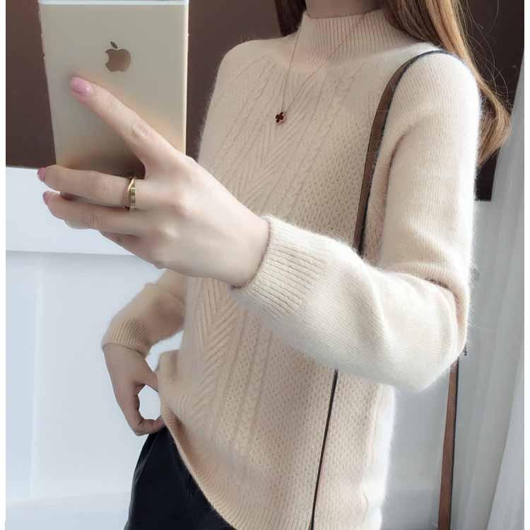 💰Comprar Mujer Suéter de talla grande Mujer Jersey jersey corto punto ...