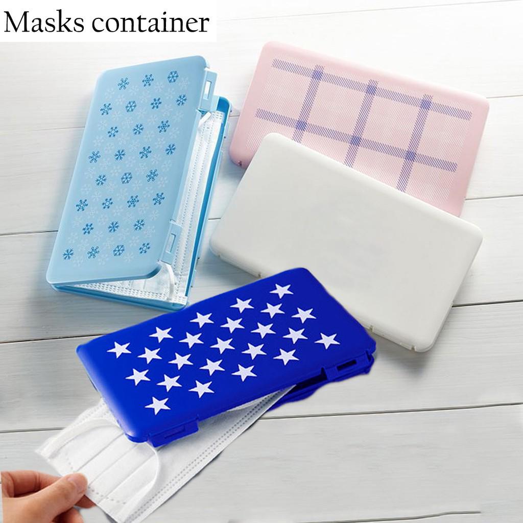 Buy 1PC Foldable Mask Box Storage Bag Mouth Face Mask Storage Clip at ...